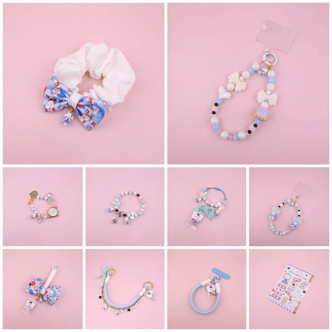 JT Sweet Nostalgia Collection - White Rabbit Bagcharm Keyring & Access ...